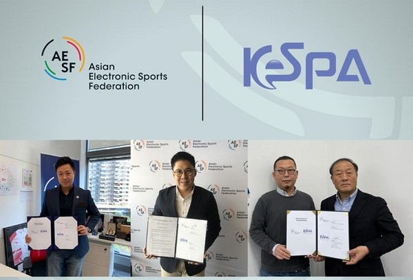 KeSPA, 아시아e스포츠연맹과 MOU 체결! 개별 국가 e스포츠 협회 최초