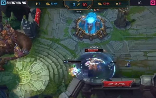 [LPL] 더샤이의 단두대 (V5 vs iG)