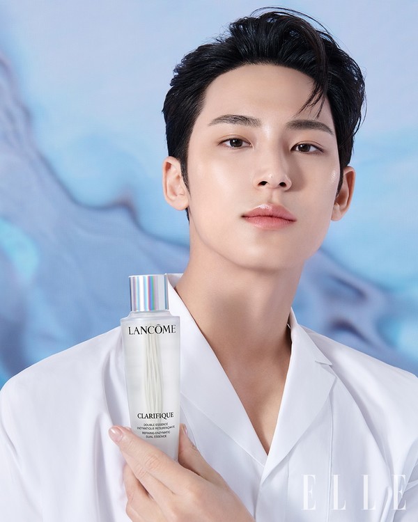 SEVENTEEN's Mingyu, the handsome man within the glowing skin.