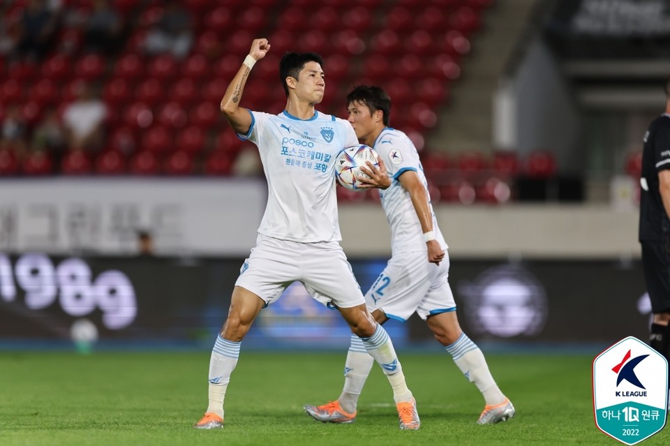 "마! 허용준!!!"→"니 덕분이다"...재교체 수모 이겨낸 허용준, 20R MVP 선정