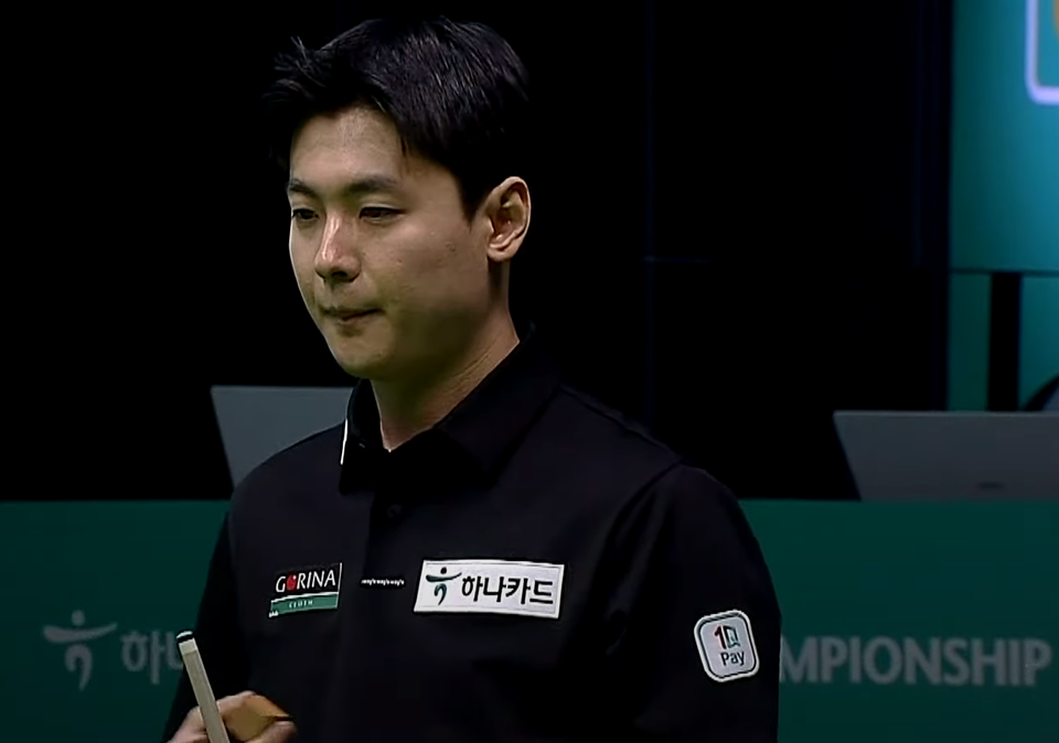 '아깝다, 신정주!' 3세트 역전승 거둔 카리온, PBA 64강 진출