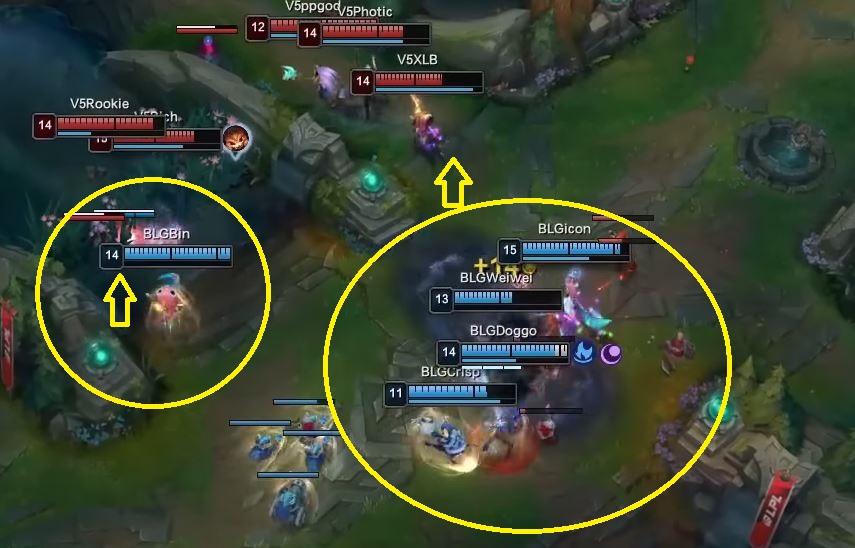 [LPL] '전 라인 열세' 극복한 V5, BLG에 승리