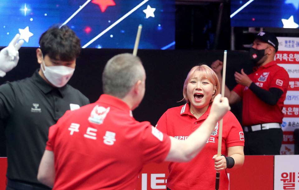 PBA팀리그 3R...'엉덩이 뜨거운 선두' 하나카드 밑으로 3위팀만 3개