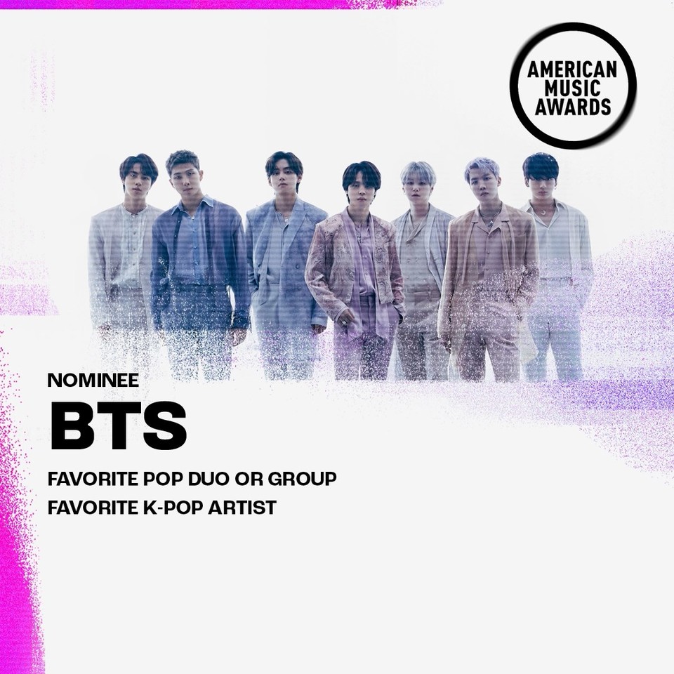 BTS 'Favorite POP Duo/Group' & FAVORITE AMA in US!