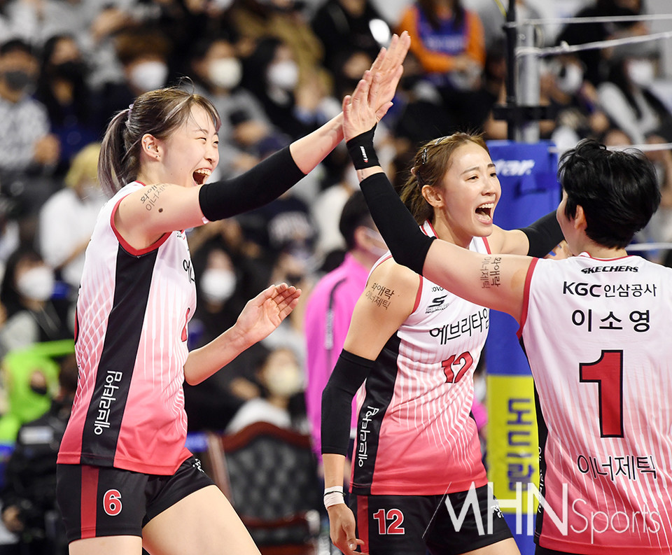 [Ms포토]KGC인삼공사 '신난다 신나'