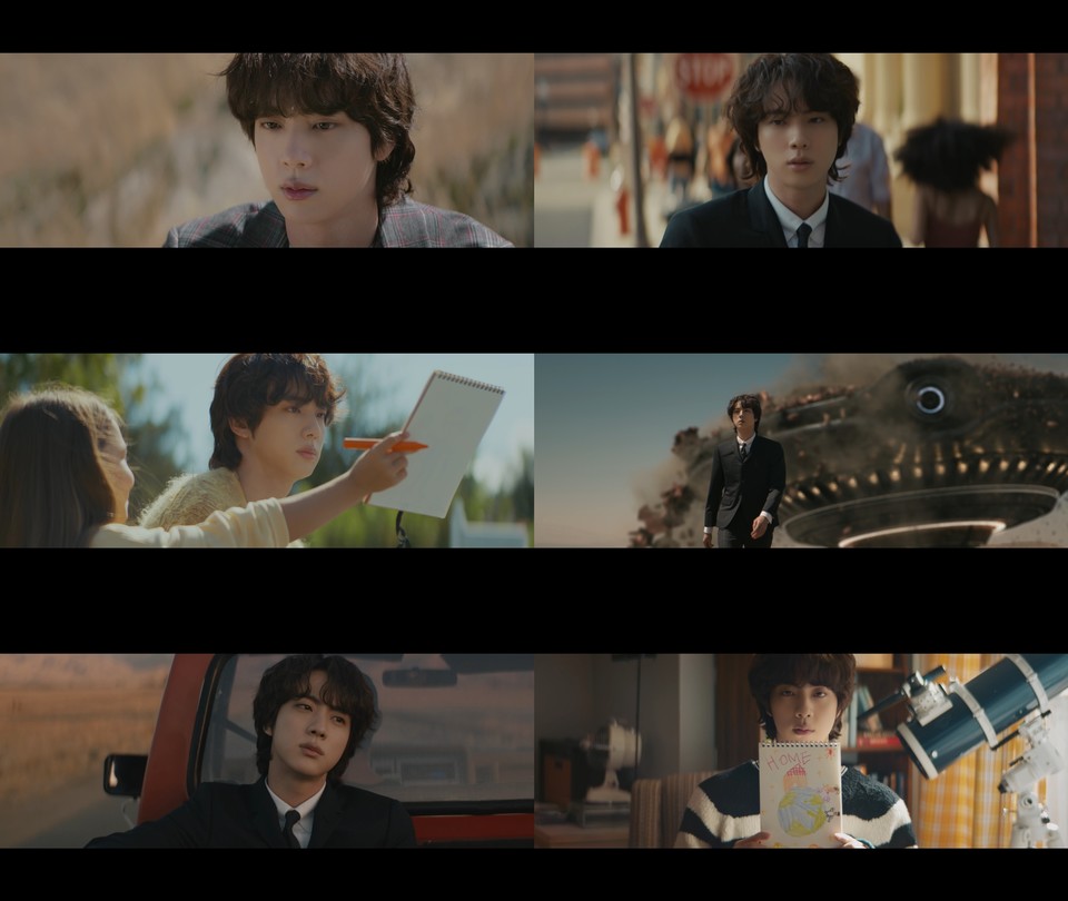 BTS JIN solo song MV 'The Astronaut'...just like MOVIE