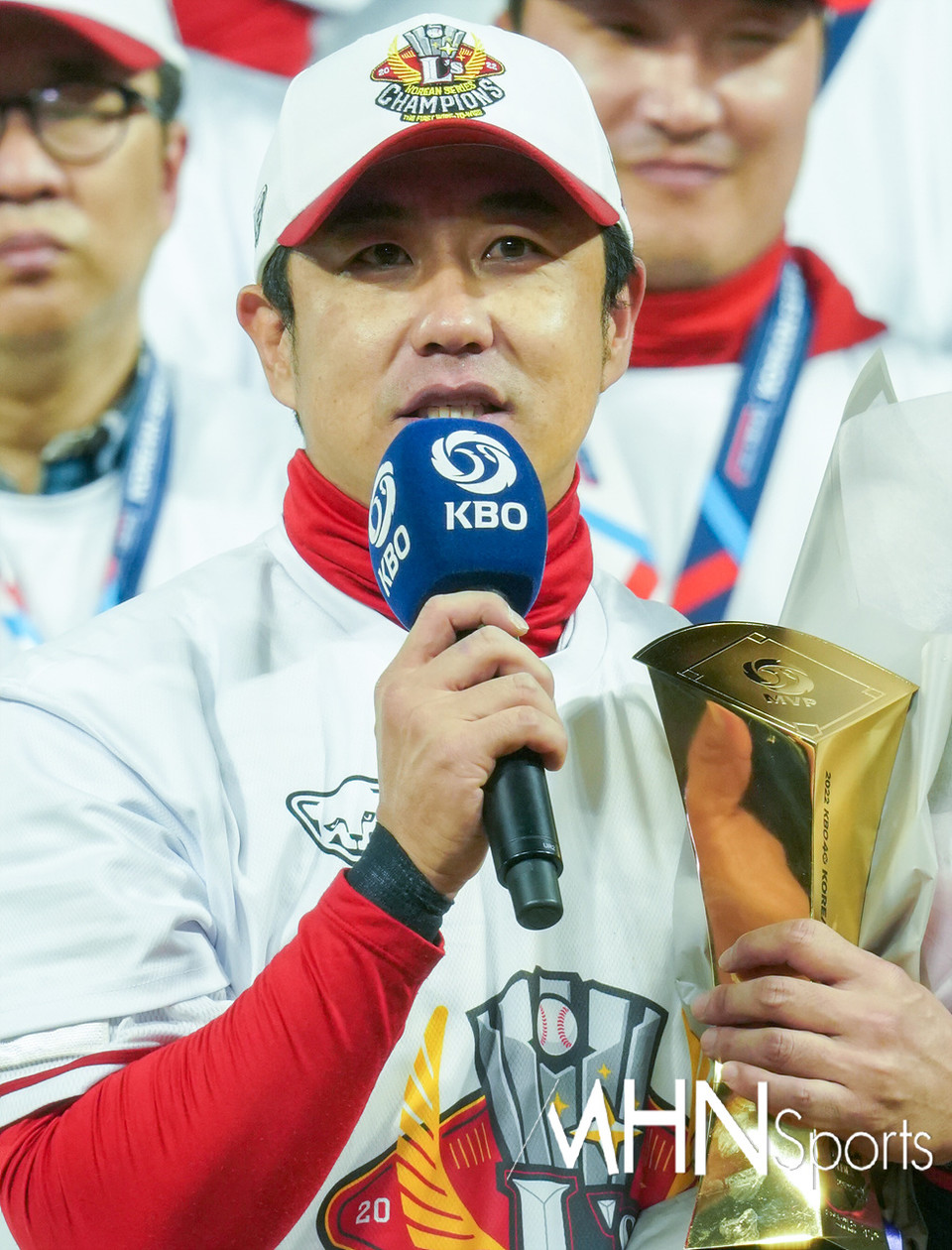 [Ms포토]'한국시리즈 MVP SSG 김강민'