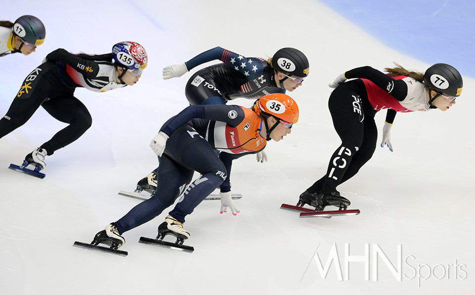 [Ms포토] 쉬자너 스휠팅 '아웃코스로 크게 돌며'