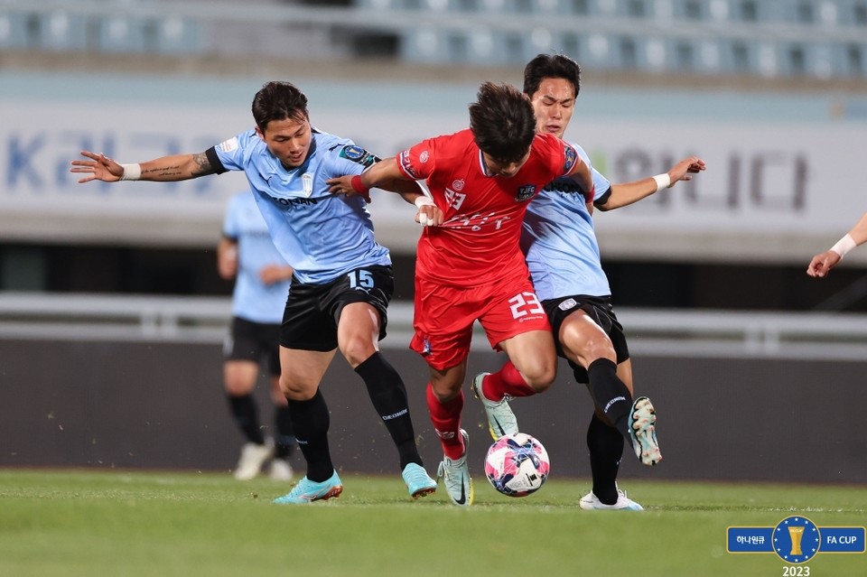 ‘김종민 멀티골’ K리그2 '신입' 천안시티, 양주에 3-2 승리