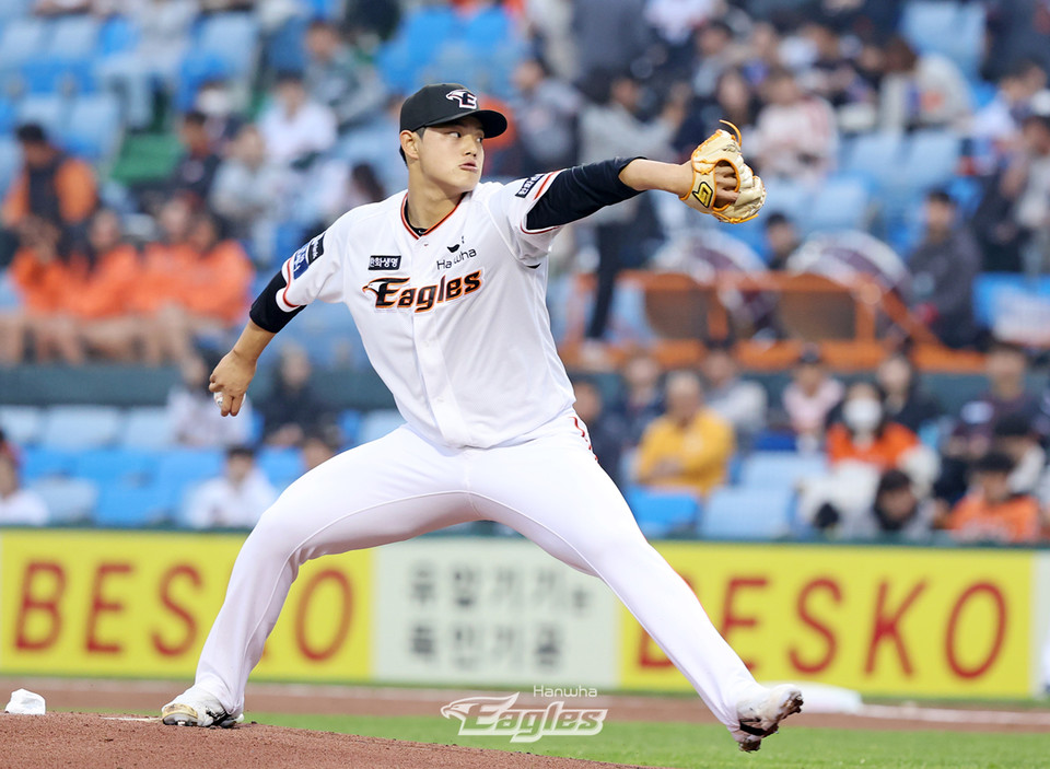 오늘도 159km 5⅔이닝 무실점! 문동주, 승리와의는 인연이 없네~