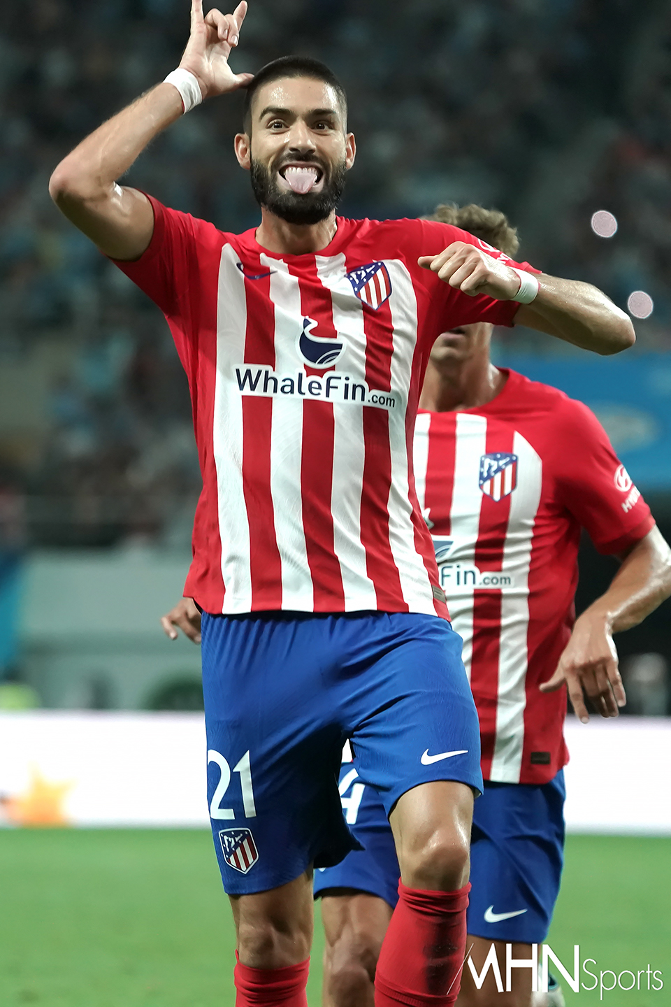 [Ms포토] 카라스코 '골 성공시키고 날아 올라'