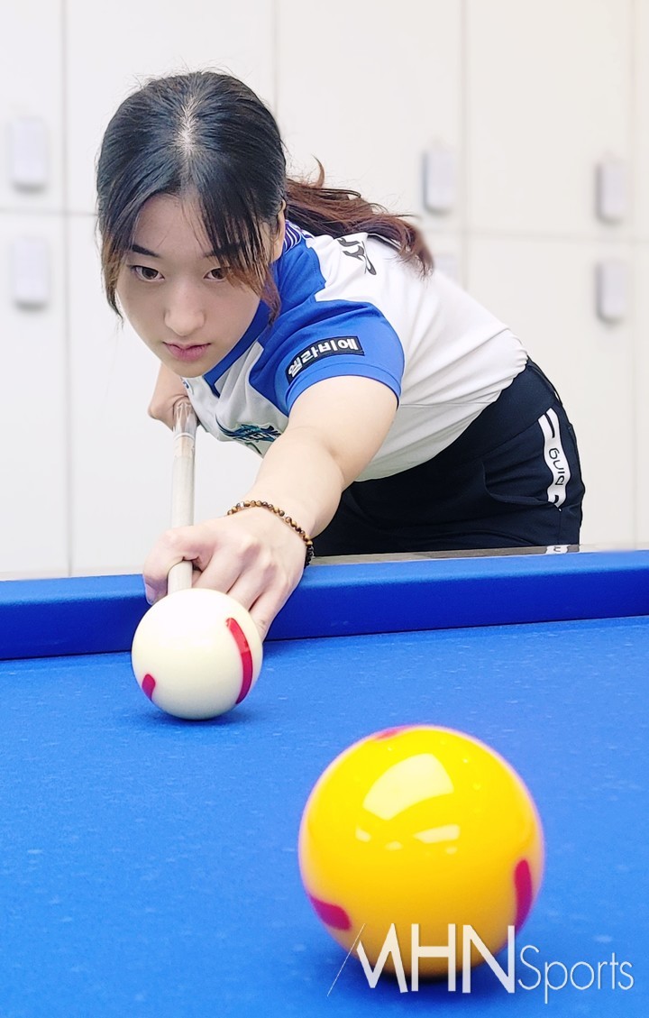 [인터뷰] 바빠서 더 행복하다! 휴온스 '막둥이' 장가연의 당구 이야기-①