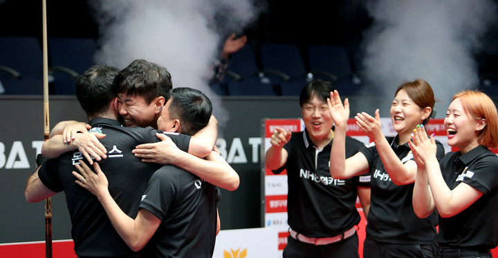 P.S 티켓 주인은 정해졌다...'우승싸움' NH농협카드-크라운해태 2파전 압축