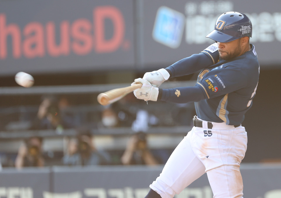 이번에도 선취점은 NC가! 마틴 적시타, SSG에 3-0 리드 [준PO]