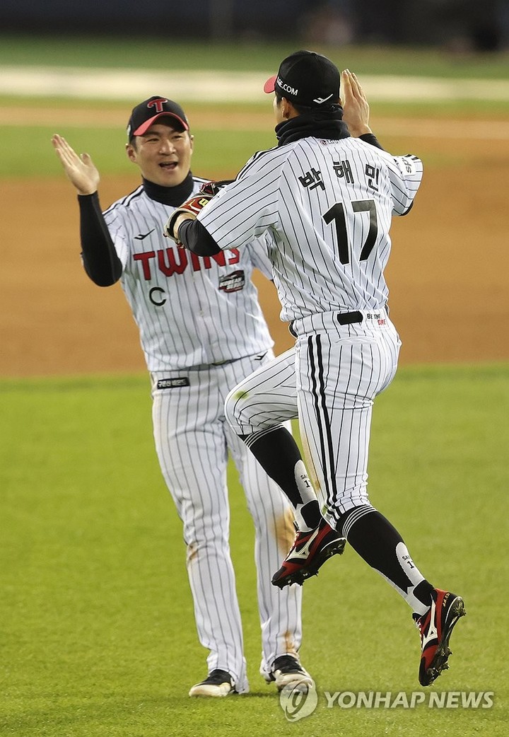 [KS] 박해민 슈퍼 다이빙 캐치! 위기의 LG 구해냈다