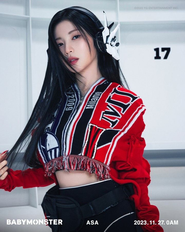 이번엔 日 멤버...'YG 신인' 베이비몬스터 아사 비주얼 공개