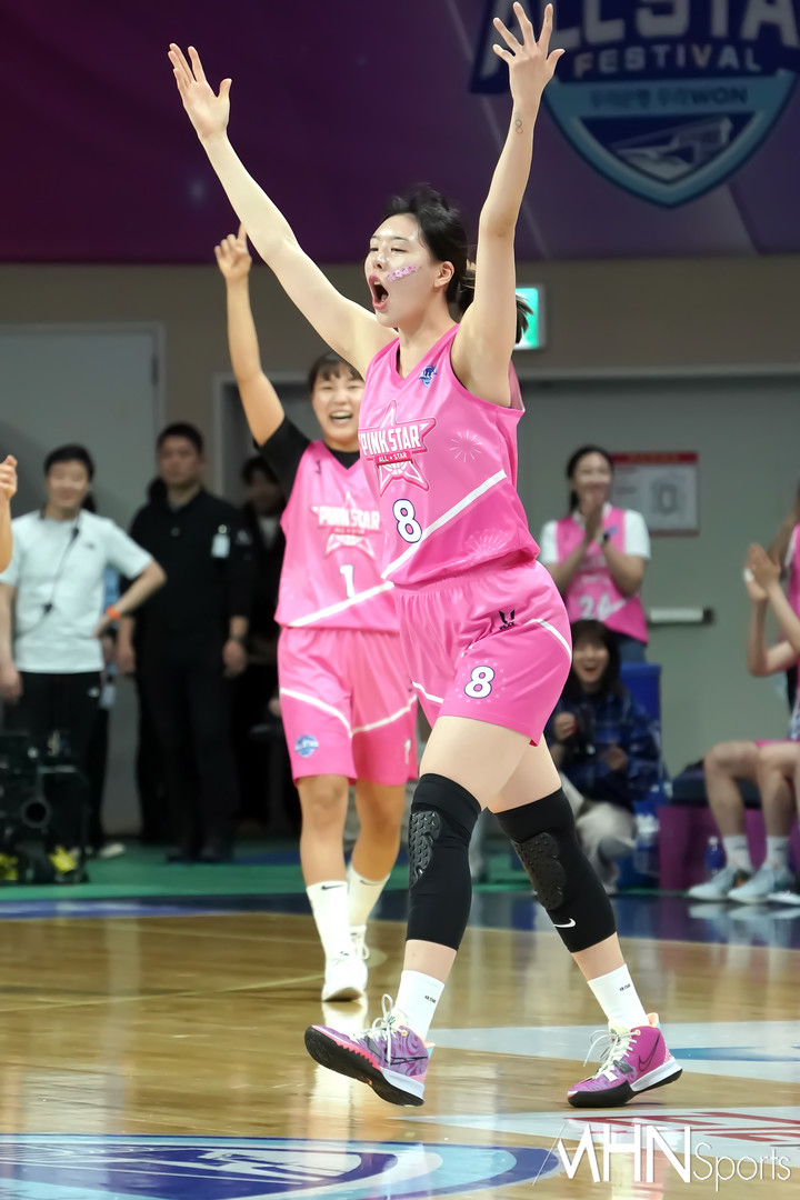 '2309석 매진' WKBL 올스타 페스티벌, 핑크스타 6연승...MVP 박지수