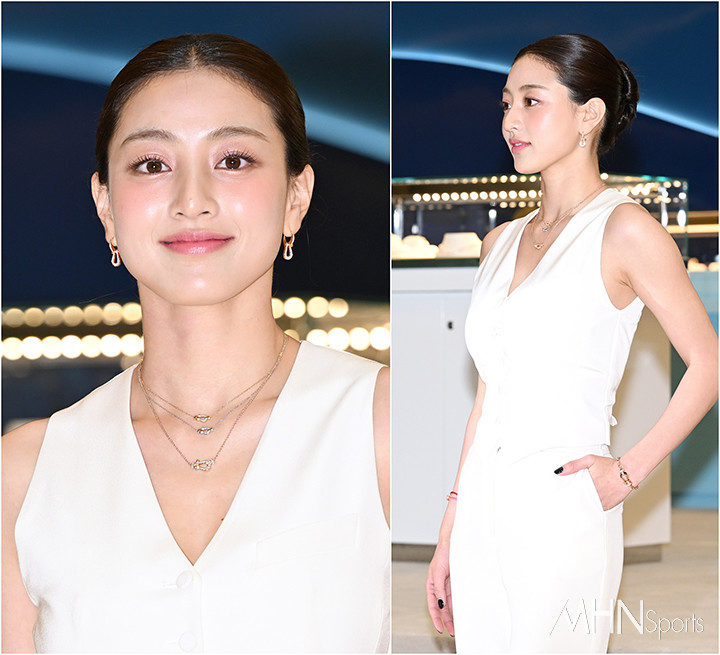 트와이스 지효, '화이트 심플룩?' 미모로 화려해져...'너무 예쁘잖아'