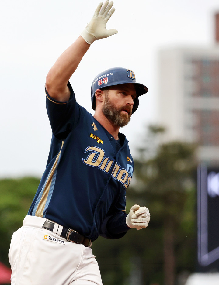 NC 데이비슨 KT전 동점 솔로포…시즌 6호포 작렬 [수원에서mhn]