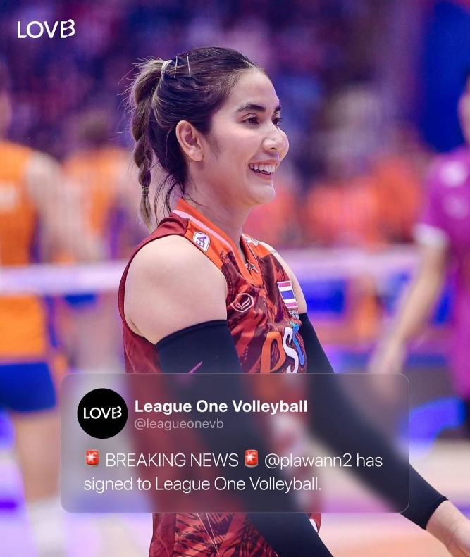 '폰푼도 같이 가나?' 태국 대표팀 피야넛 파노이, LOVB리그 합류