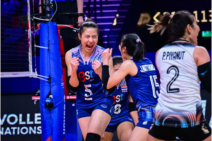 한국에 첫 승 내준 태국도 드디어 1승! VNL 2승은 '눈치게임'