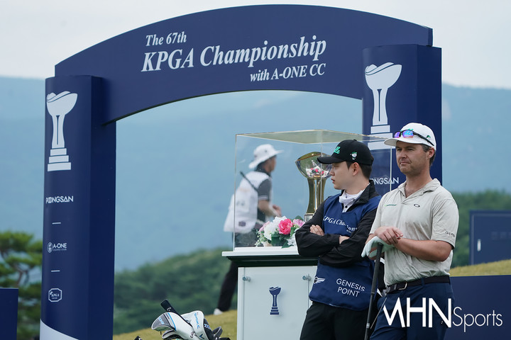 [mhn포토] 매튜 그리핀 '잊지 못할 KPGA 챔피언십~'