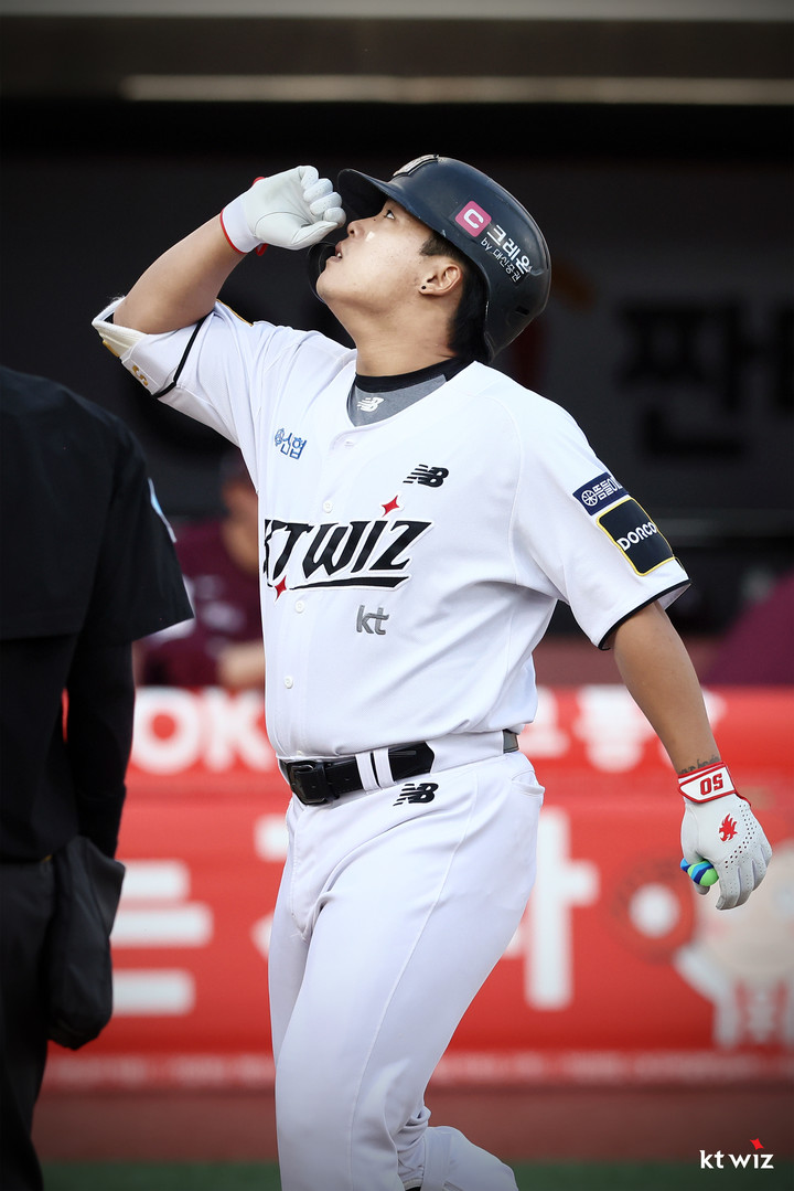 강백호 끝내기 안타! KT, 연장 승부 끝에 7-6 두산 꺾었다 [수원에서mhn]