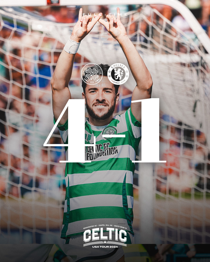 [오늘의 친선경기] '양현준 교체' 셀틱, 첼시에 4-1 대승