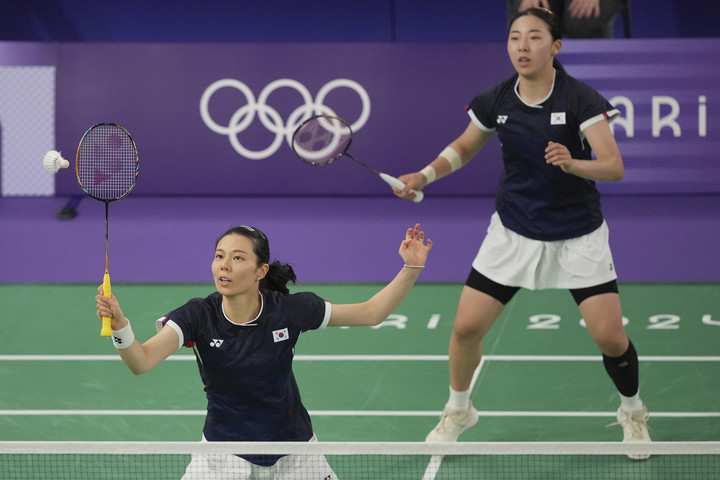 [2024파리] 배드민턴 김소영-공희용, 호주에 2-0 완승...8강 진출 조기 확정