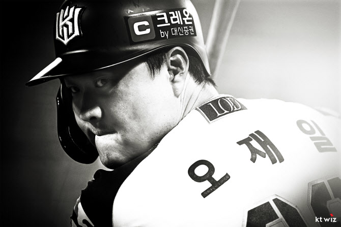 '비거리 130m 초대형포' KT 오재일, 8G 만에 8호 홈런 발사 [수원에서mhn]