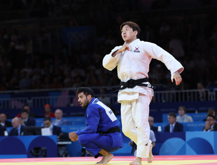 [2024파리] 유도 이준환, 81kg급 16강서 한판승 거두고 8강 진출...김지수는 8강서 한판패