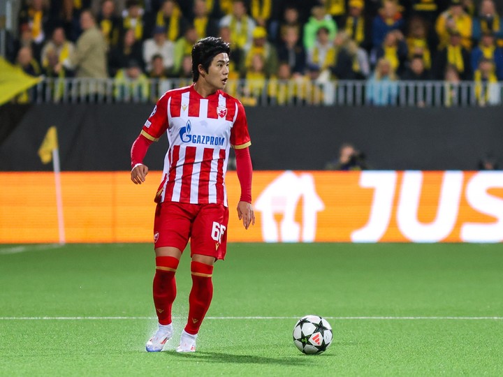 '황인범 도움-설영우 풀타임' 즈베즈다, UCL PO 1차전서 1-2 패...본선 진출 '빨간불'