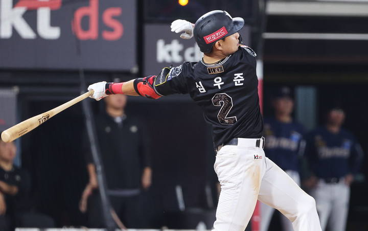 '두산 제치고 단독 4위 등극!' KT, 심우준 역전 스리런+문상철 3안타 4타점 앞세워 NC에 11-8 승리 [수원에서mhn]
