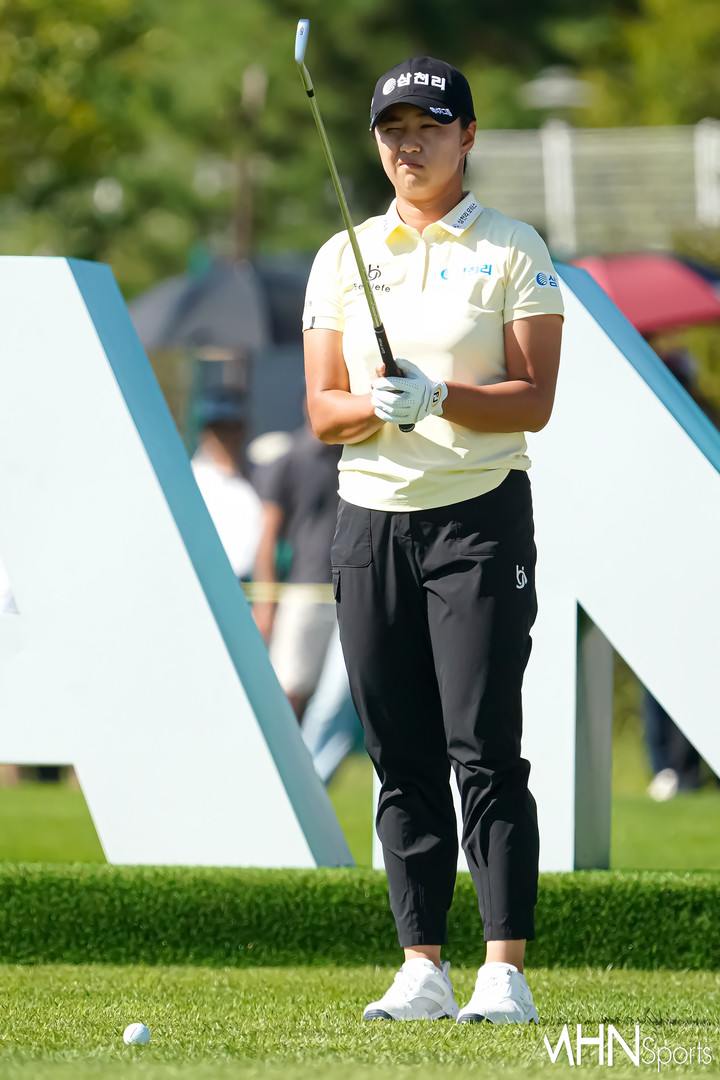 [mhn포토] 마다솜, 하나금융그룹 우승 정조준