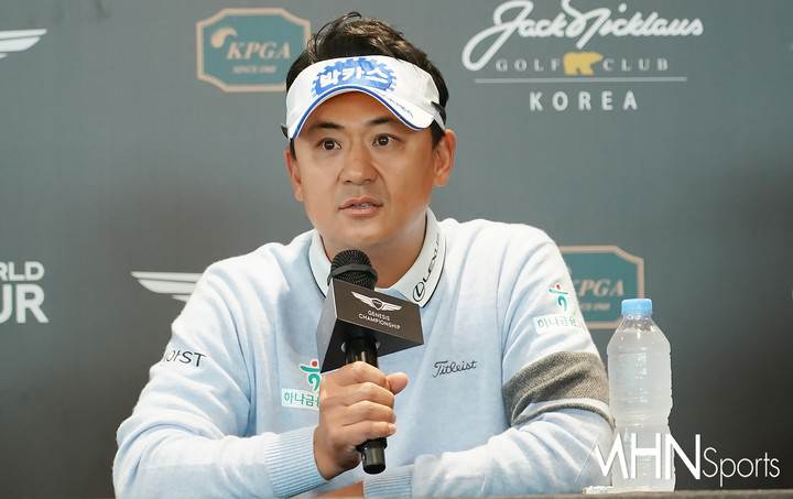 [mhn포토] 박상현 'KPGA 선수들을 많이 출전 해주시면~'