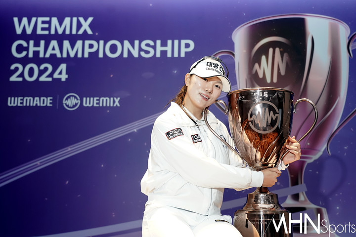 [mhn포토] 김민선, 위믹스 챔피언십 2024 우승