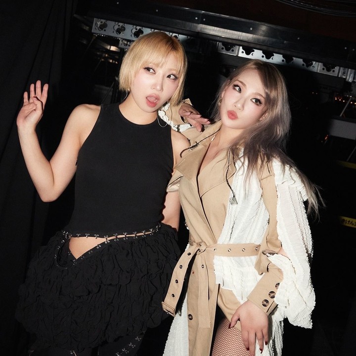 2NE1 씨엘, 볼륨감 넘치는 '탈아시안 몸매'...올블랙 착장 독보적 아우라