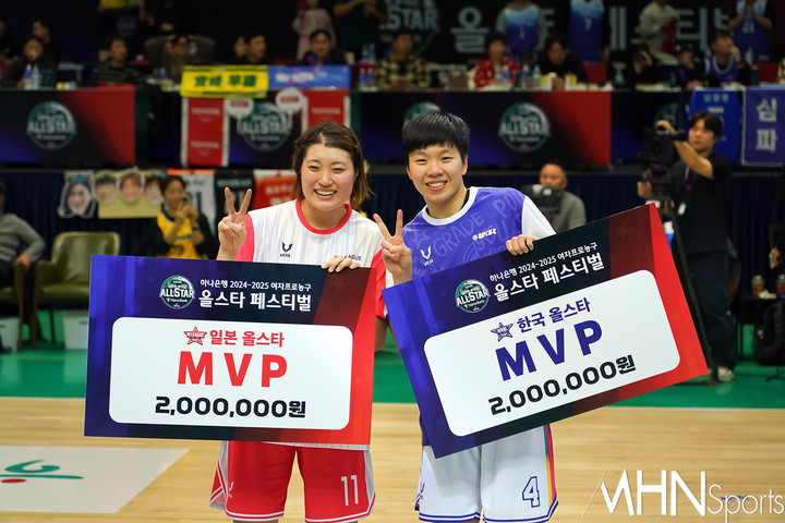 '日 MVP' 오카모토 미유 "기쁘기보다 놀라...다음엔 일본에서 경기하길"