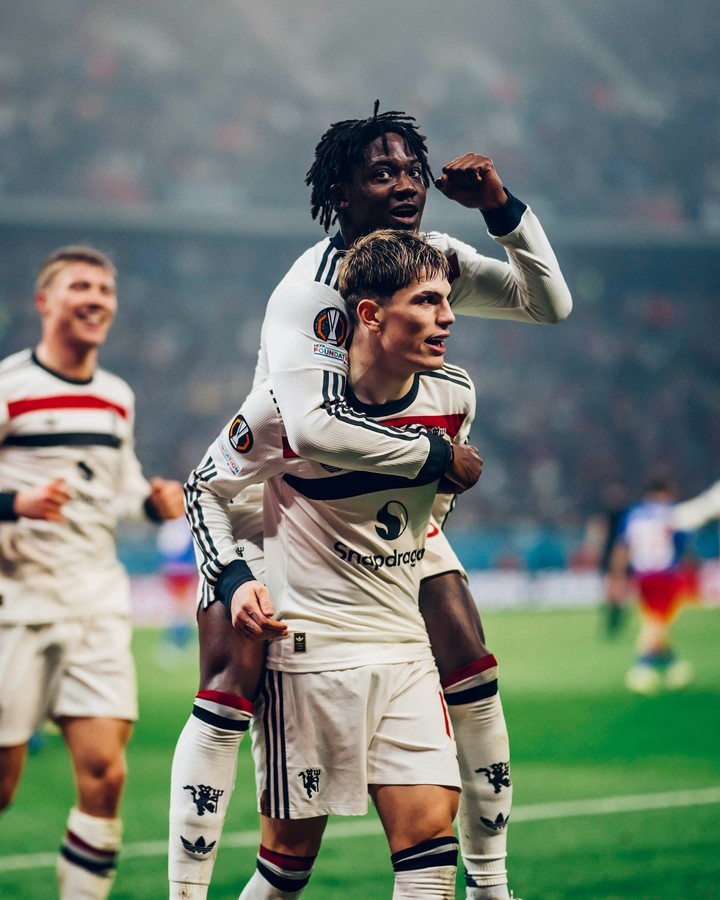 '유로파서는 강팀?' 맨유, '마이누 1골 1도움' 힘입어 FCSB 2-0 제압...UEL 16강 직행 확정