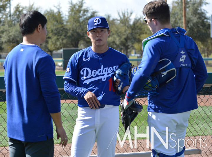 ‘4690억원’ 몸값 증명한 다저스 야마모토, 첫 라이브 BP서 구속 ‘153km’ 찢었다!