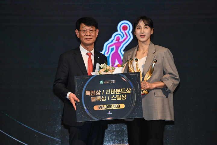 '독보적 클래스' 김단비, 6라운드도 지배… MVP·8관왕으로 리그 장악