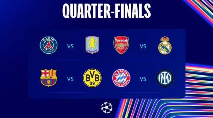 '레알 마드리드 막차 탑승' UCL 8강 대진표 확정...이강인의 PSG, 아스톤빌라와 격돌