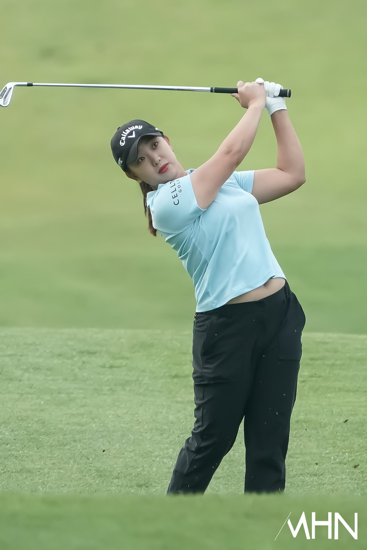 [mhn포토] 윤화영, E1 채리티 오픈 우승 노린다