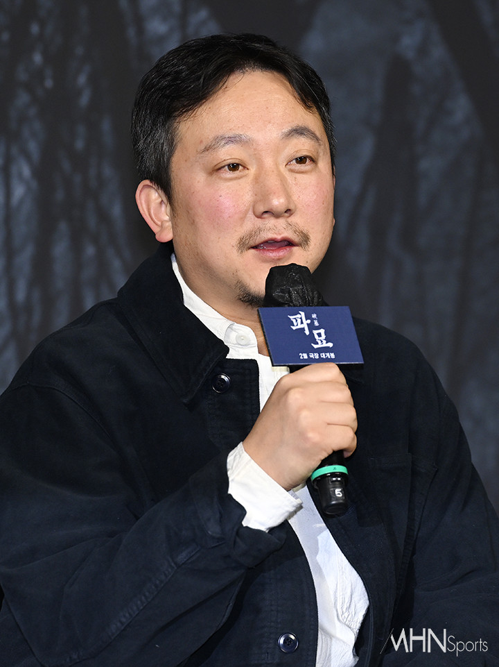 '파묘' 장재현 감독, '소주전쟁' 깜짝 등장...이제훈 "연기 자연스러워" [현장]