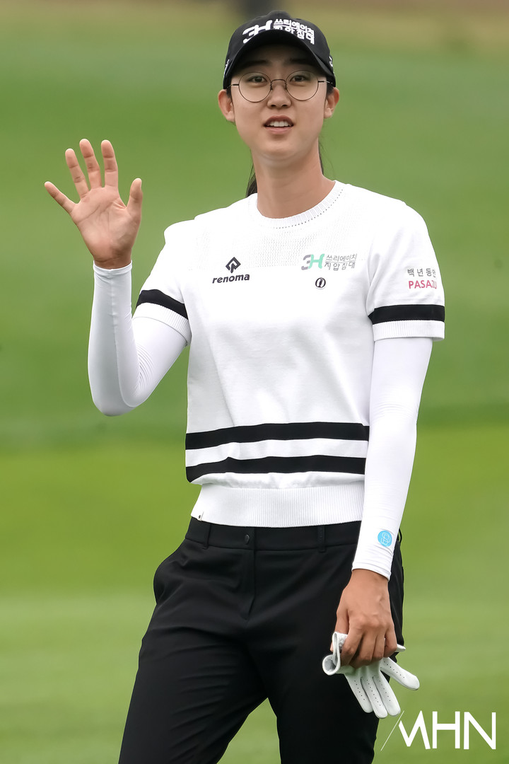 [mhn포토] 전우리, 샷 이글 될 뻔