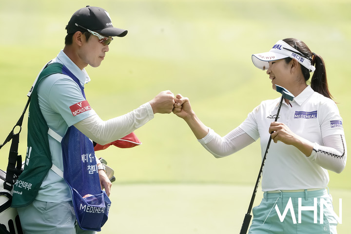 [mhn포토] 김아림-전병권, 우리 일내자