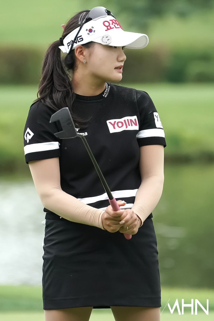 [mhn포토] 홍정민, 들어가라 버디 퍼트