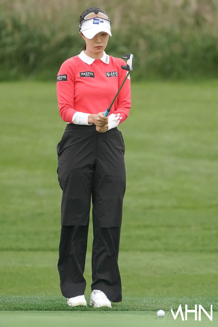 [mhn포토] 유효주, 퍼터 정조준