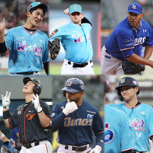 ‘KT 3명 & 월간 홈런 1위 노시환’ 등 6명…KBO 7월 월간 MVP 후보 발표