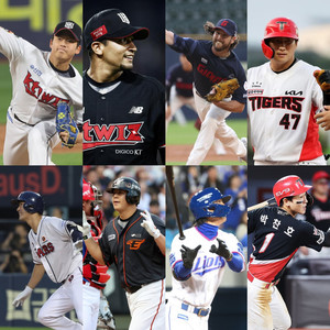 윌커슨-나성범-구자욱-노시환 등 8명...KBO 월간 MVP 후보 발표